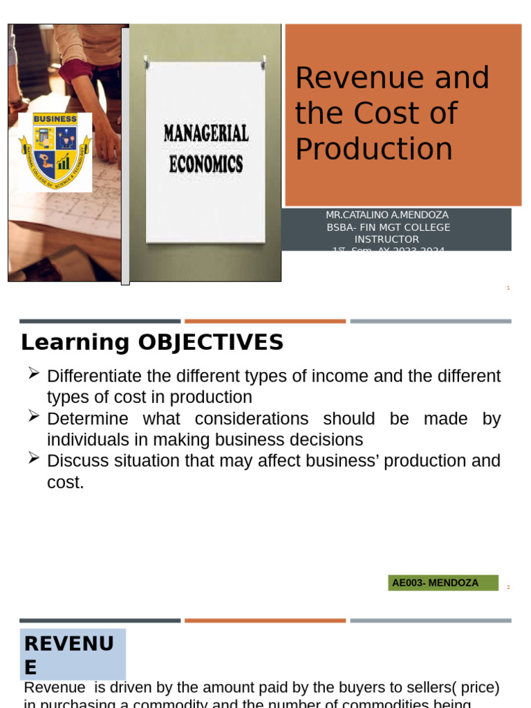 Prefinal Chapter 5 Ae003 | PDF | Average Cost | Production Function