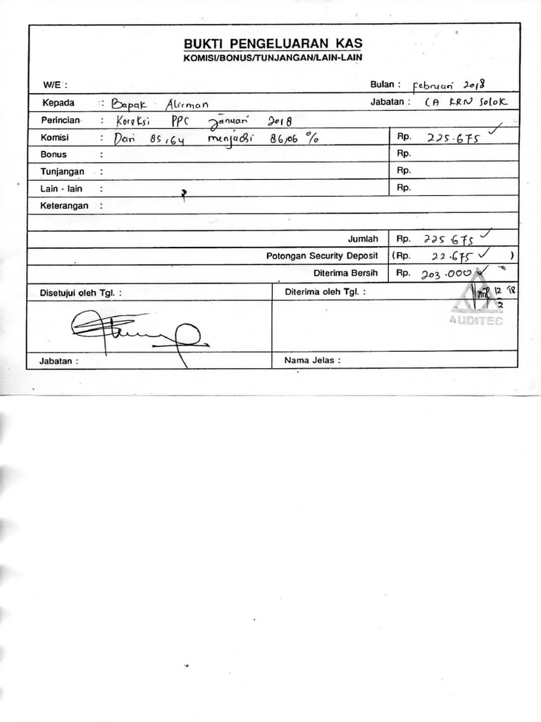 Koreksi Solok 020 | PDF