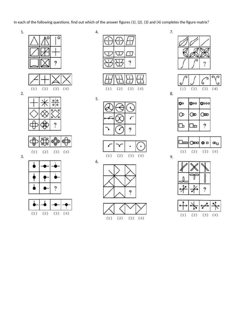 5 Figure Matrix | PDF
