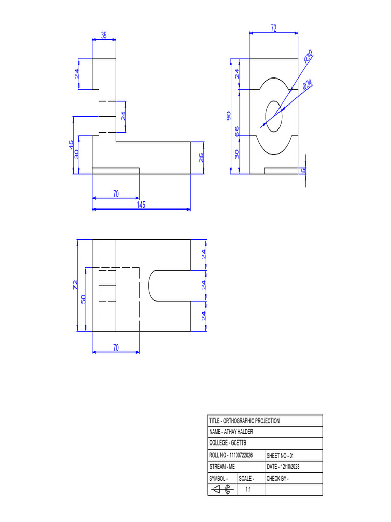 Autocad - Athay Halder | PDF | Technical Drawing | Projective Geometry