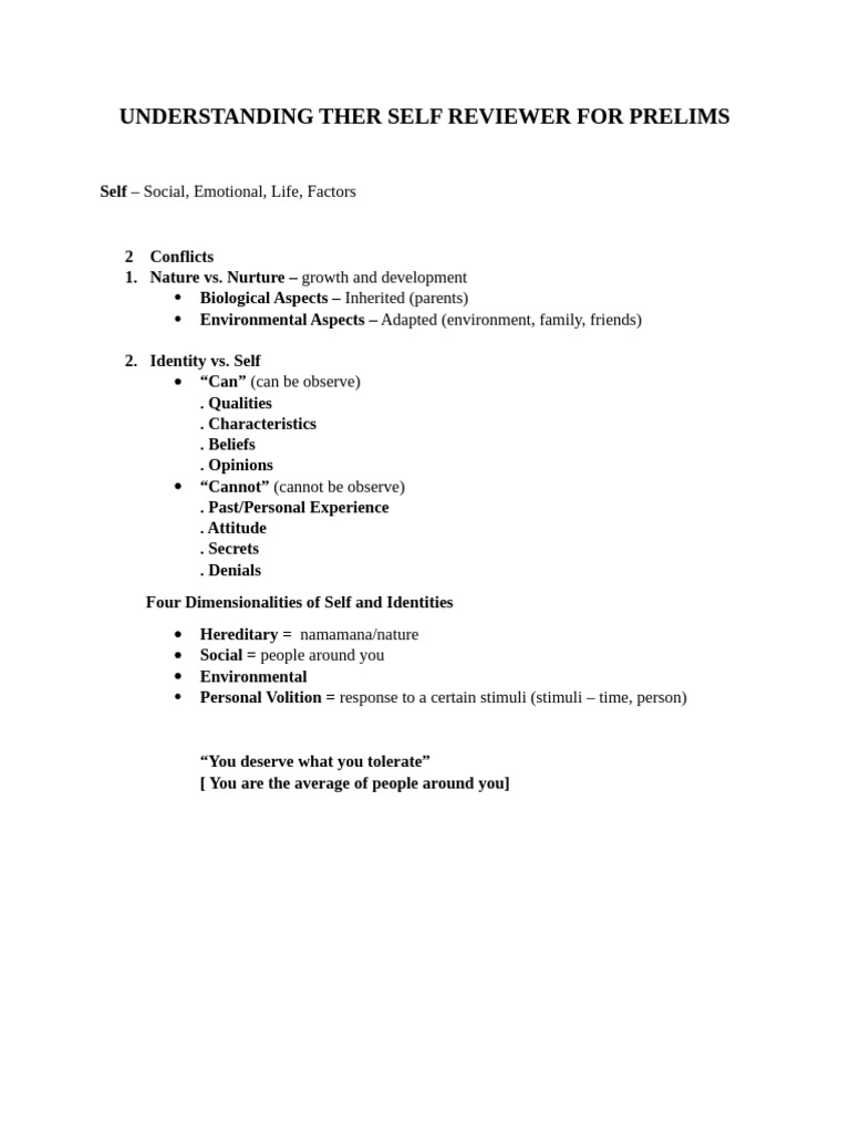 Uts Reviewer | PDF