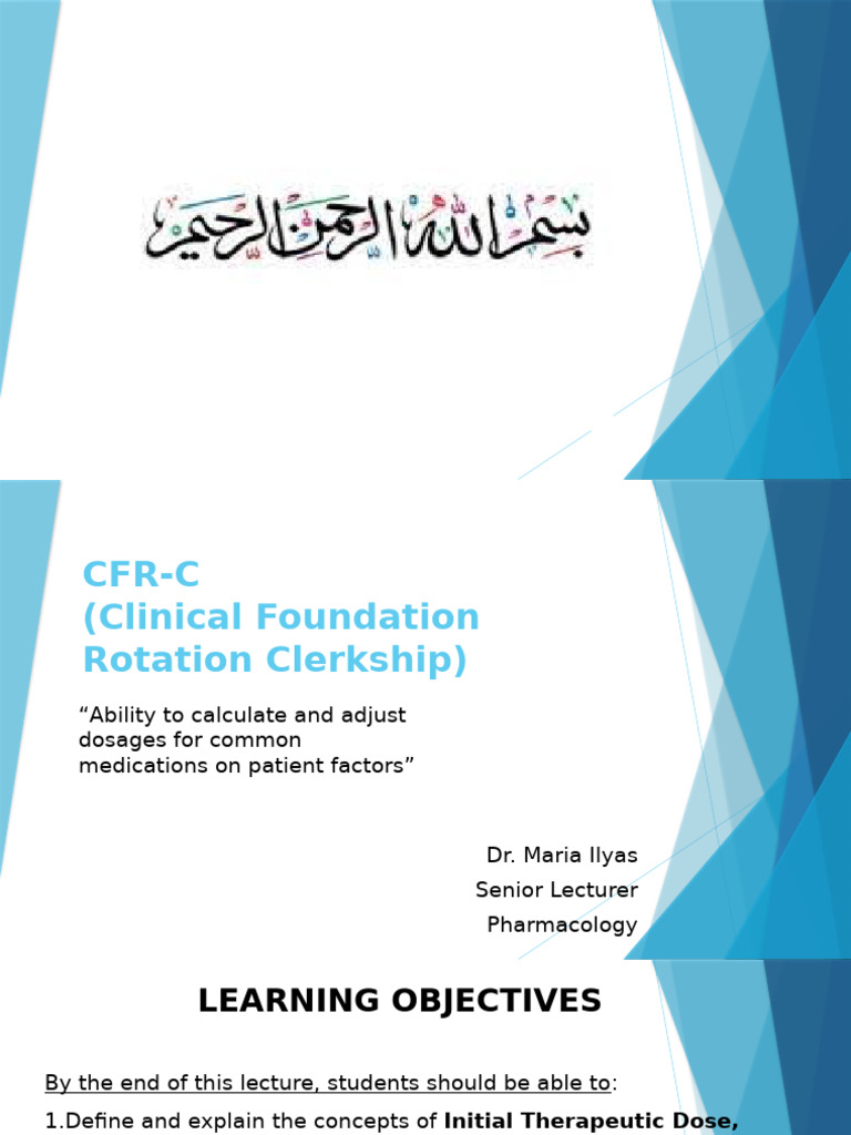 Rational Dosing Regimen | PDF | Dose (Biochemistry) | Chemistry