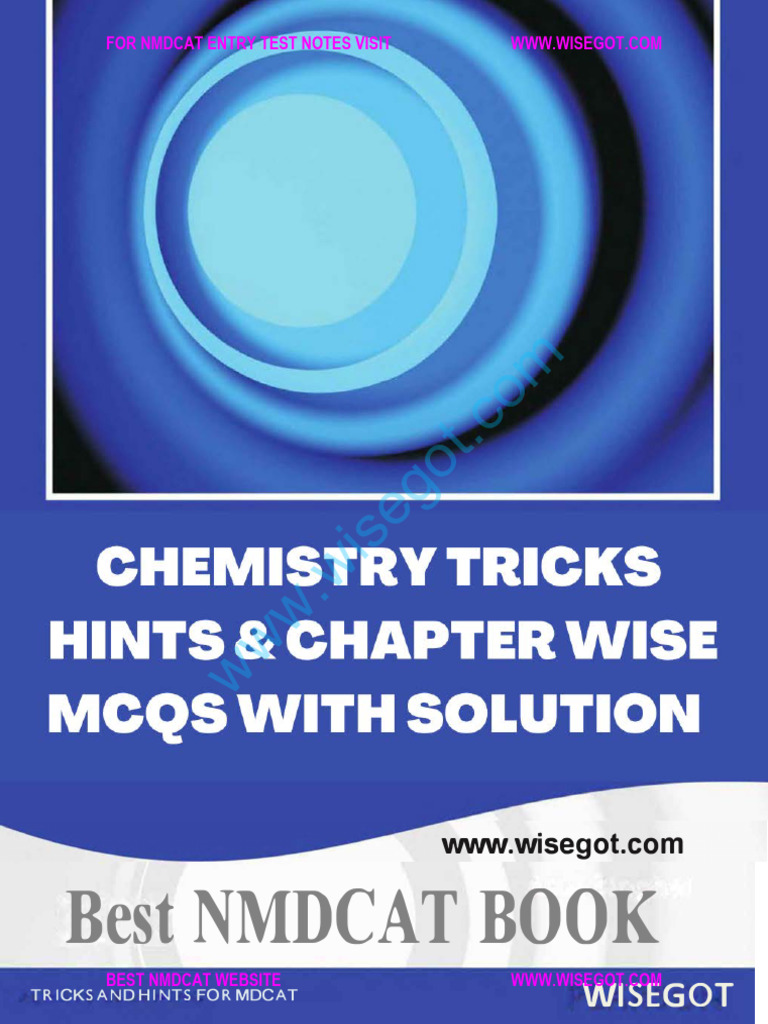 NMDCAT Guidelines by WiseGot | PDF | Qualifications | Data Collection