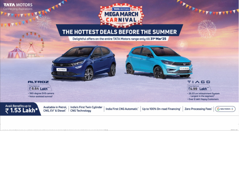 Altroz Tiago March Offer | PDF