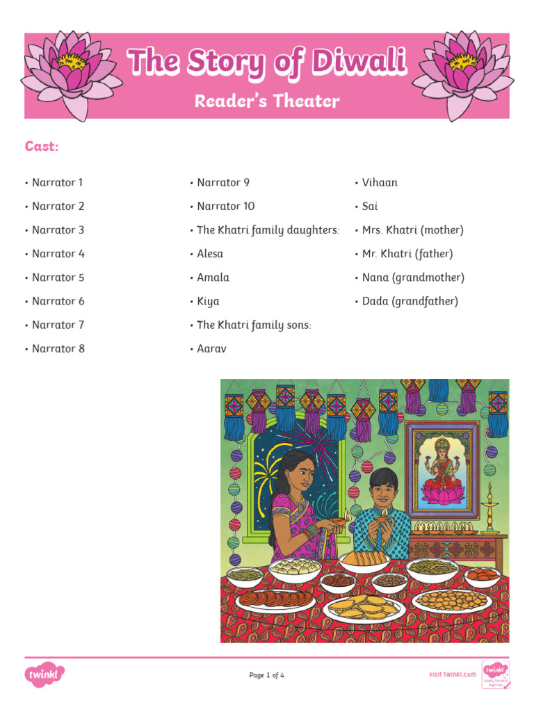 Diwali Family Drama Script | PDF | Sita | Rama