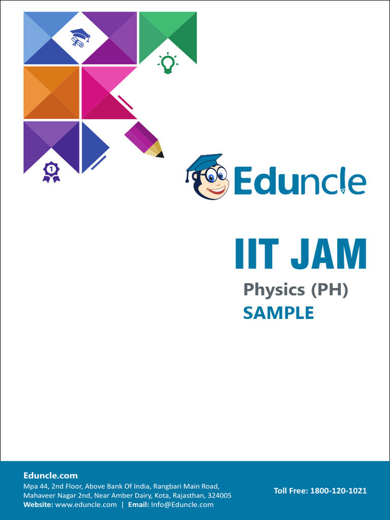 Sample Questions - Matrix (JAM Physics USP-2) | PDF | Eigenvalues And ...