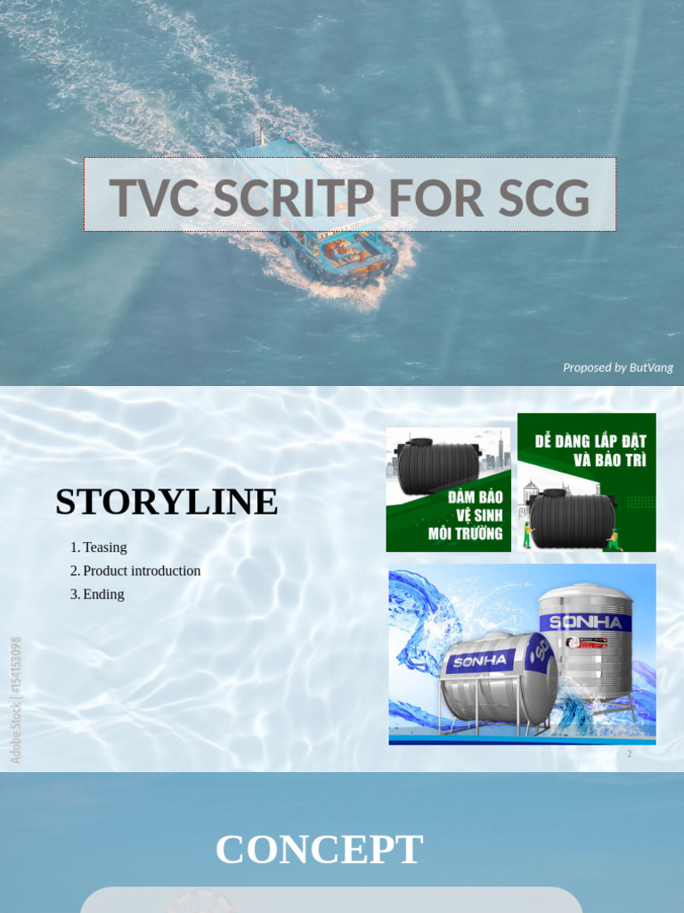 ButVang | SCG - TVC Script - ENG version | PDF