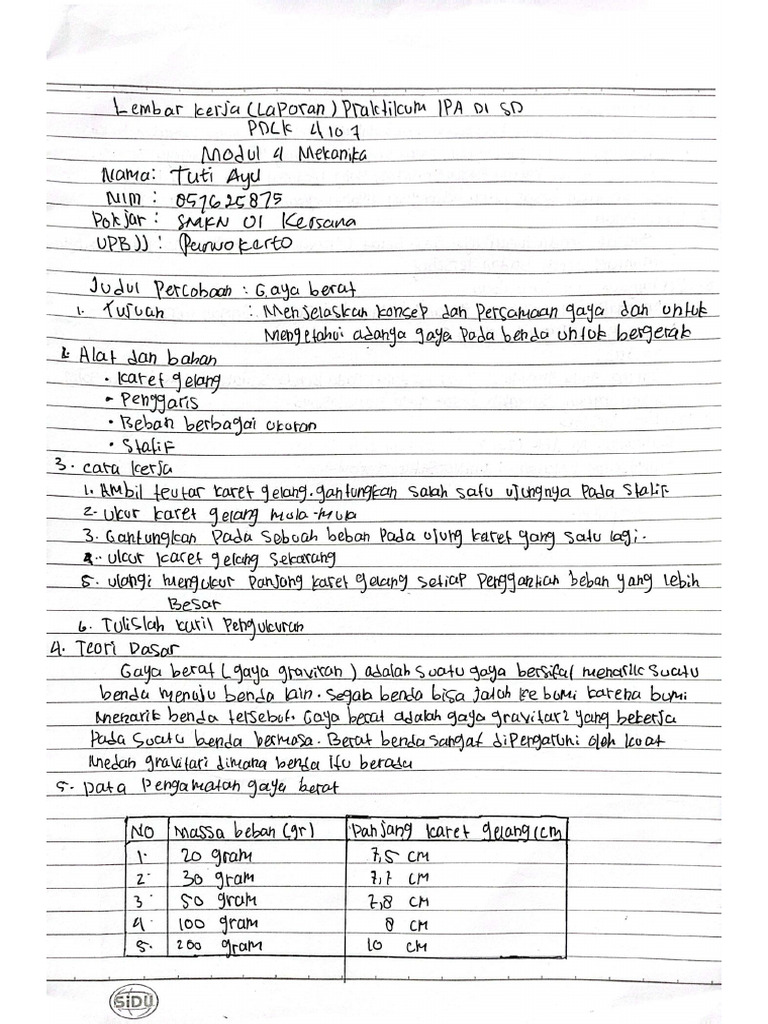 Tugas3 Tuti Ayu 857625875 IPA | PDF