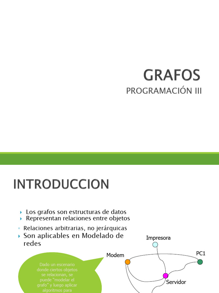 Introducción a Grafos en Programación III | PDF | Vértice (teoría de ...