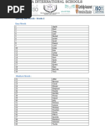 Spelling Bee Word List | PDF