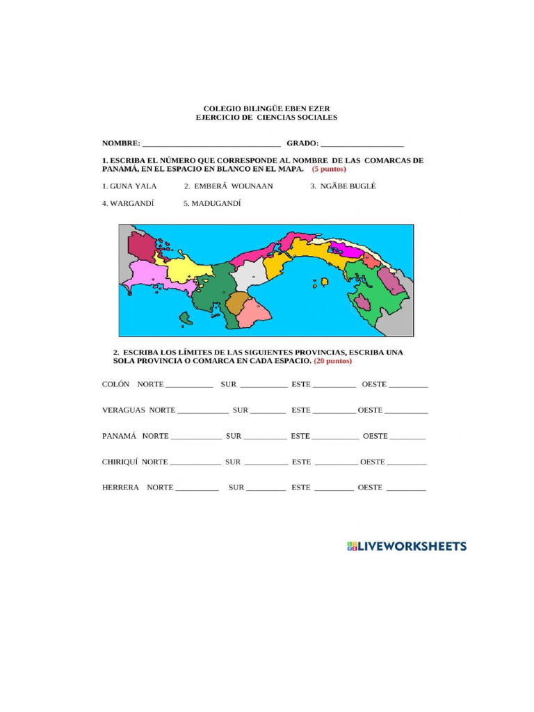 Mapa de Panama Taller | PDF
