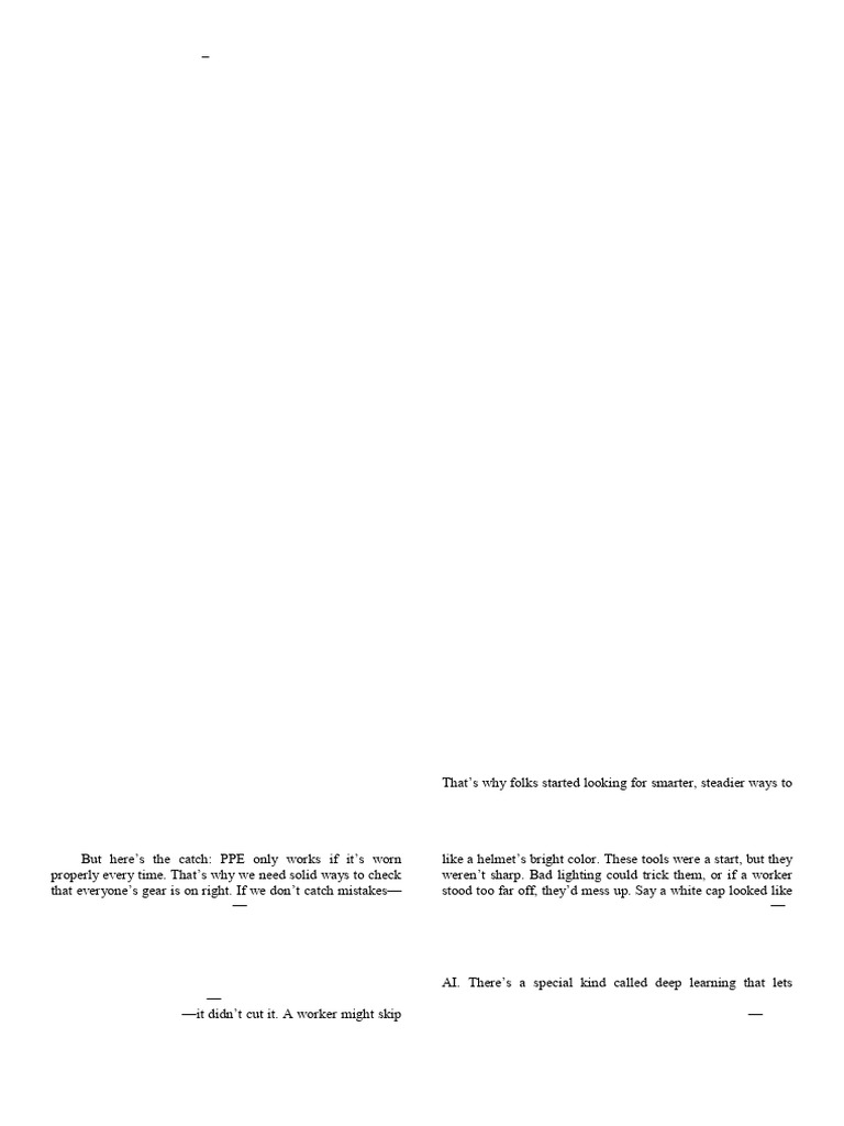 Automated Ppe Detection Using Yolov8 For Real Time Workplace Safety Monitoring Pdf Personal