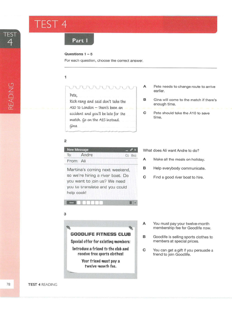 P Test 4 | PDF