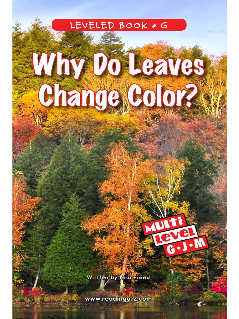 Why Do Leaves Change Color | PDF