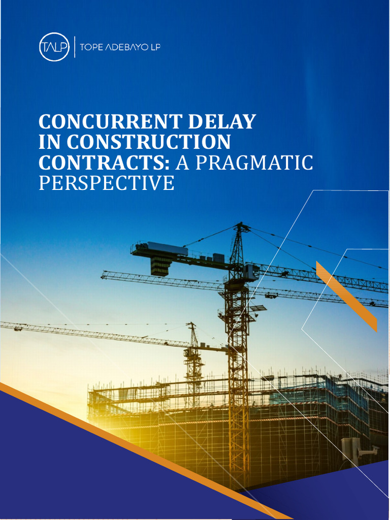 Concurrent Delay in Construction Contracts A Pragmatic Perspective2 | PDF | Common Law | Justice