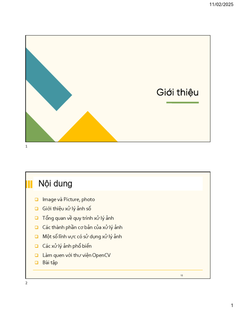 1. Xla_BaiGiang_01 | PDF