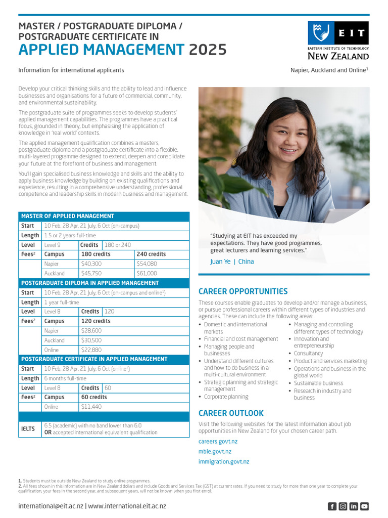 Master, PGDip & PGCert Applied Management | PDF | Academic Degree | Postgraduate Education