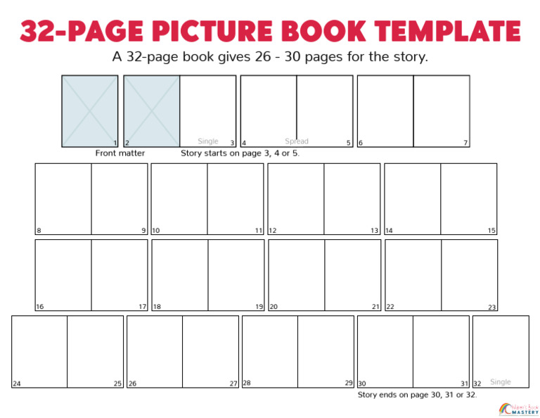 32-Page Picture Book Template | PDF