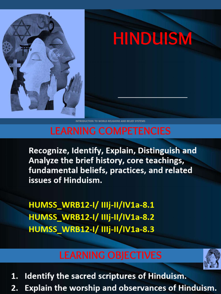 Intro World Religion Francis Bustos Hinduism Lesson-8 | PDF | Vedas ...