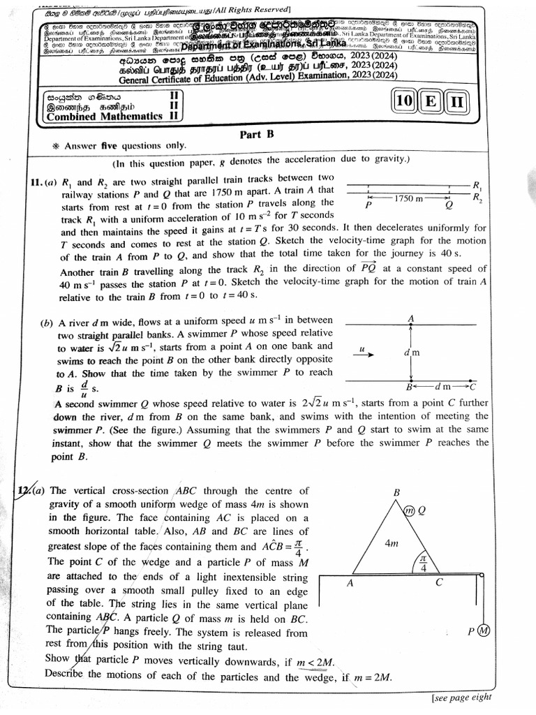 2023(2024) Al Maths Applied Paper | PDF