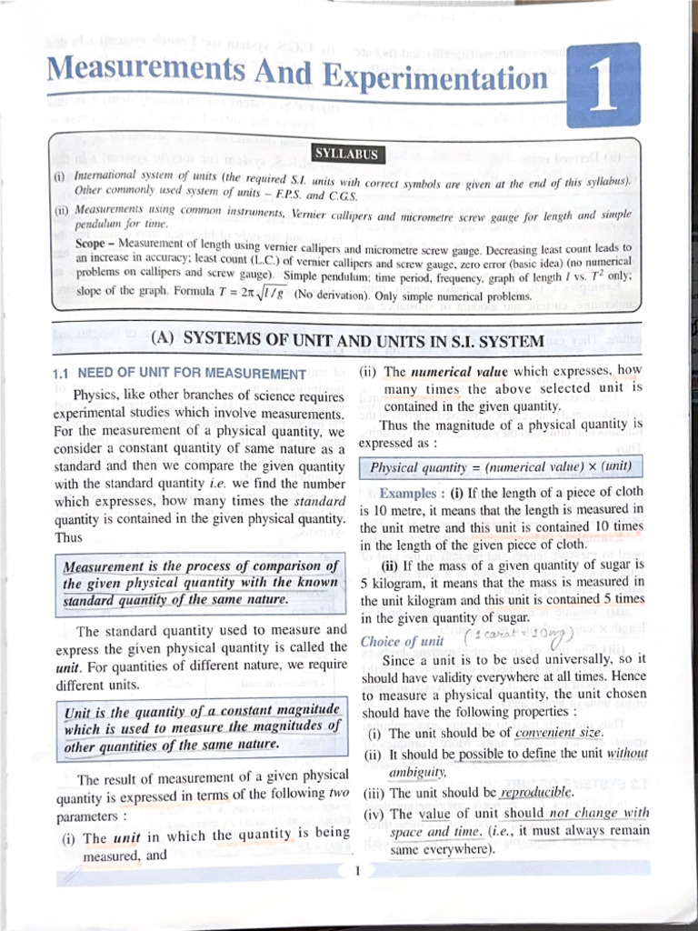 Physics UT-1 | PDF