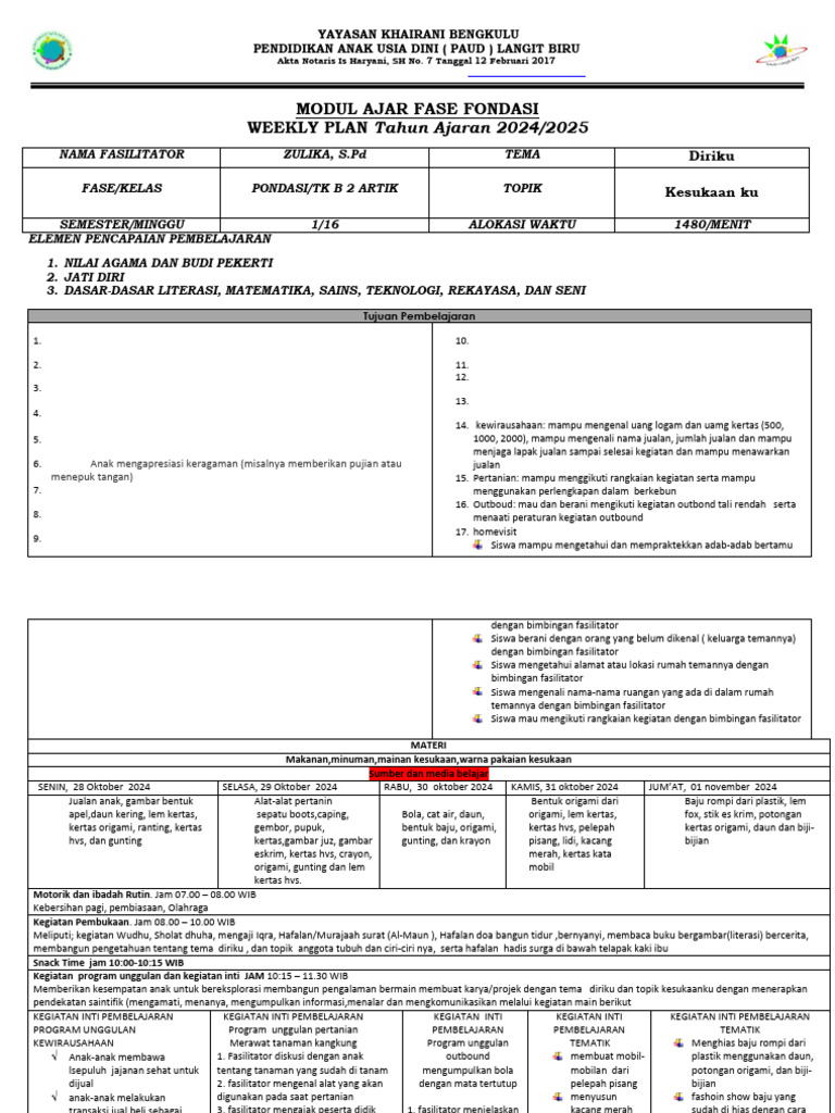 Praktik Mengajar - Hamidah Azzahra - 7a | PDF