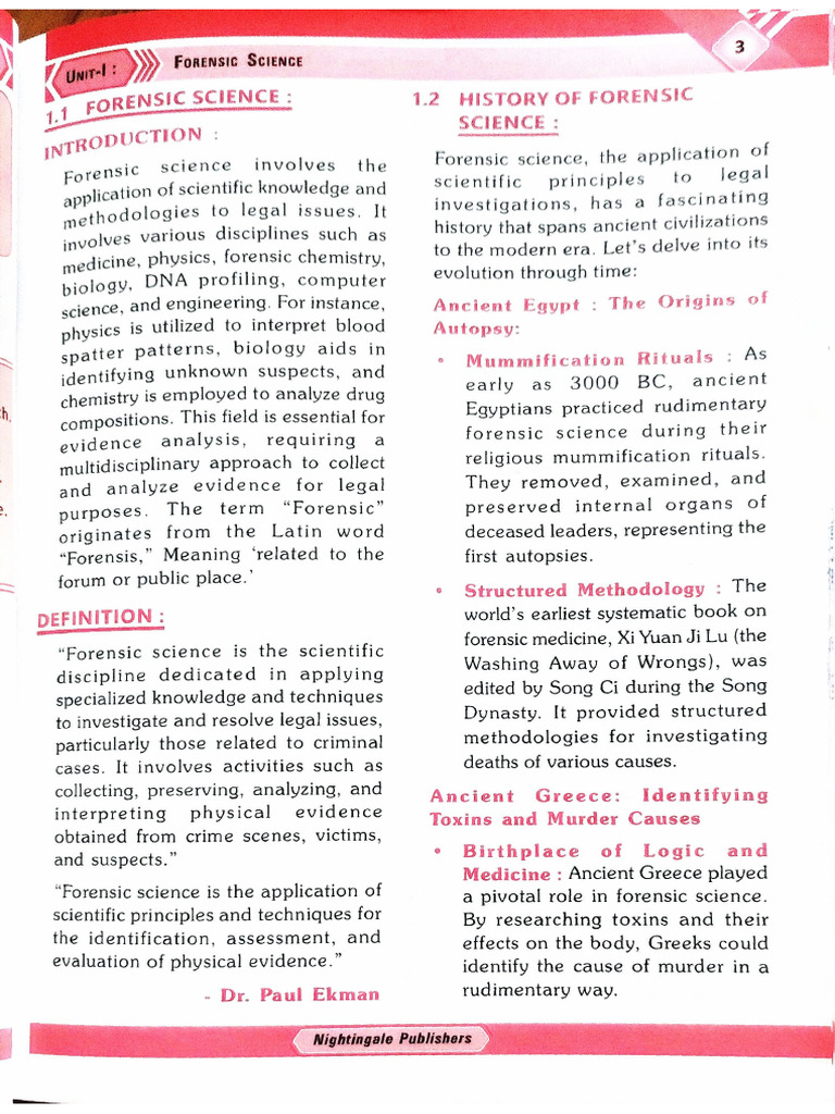 CH 1 Forensic Nursing | PDF