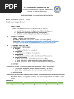 Detailed Lesson Plan With 7es in Science 6 | PDF | Planets | Solar System