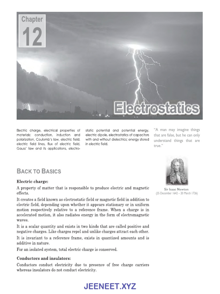 Electrostatics | PDF