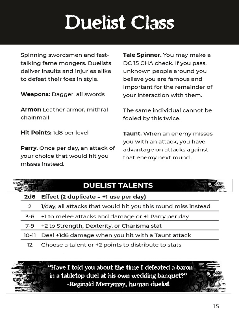 Duelista, Cursed Scroll 6 | PDF