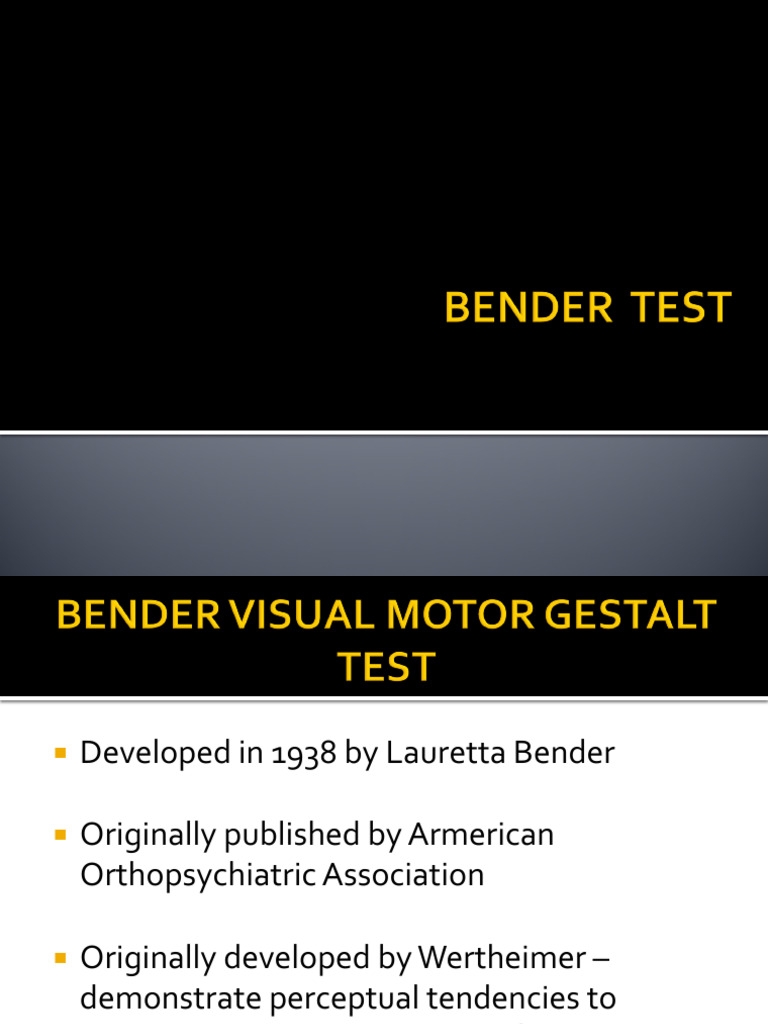 Bender Gestalt Test 240110 134458 | PDF | Psychological Concepts ...