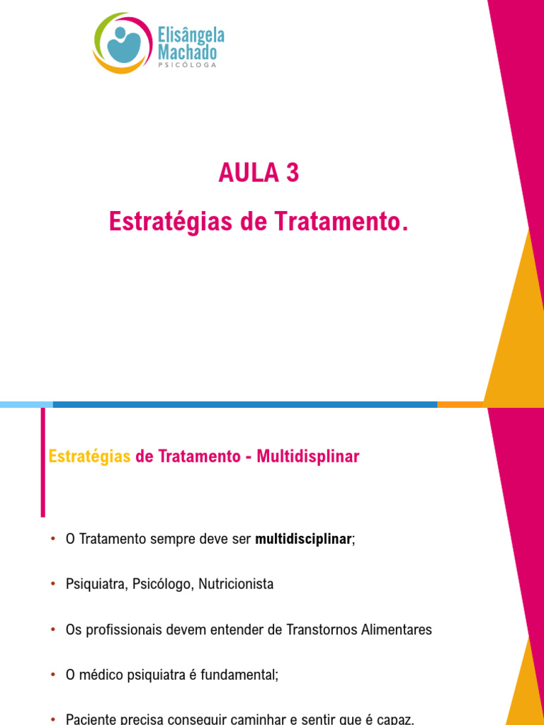 03_AULA 3_Estratégias de Tratamento_material Canal (1) | PDF | Ansiedade | Transtorno obsessivo ...
