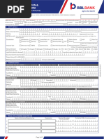 RBL Bank RTGS/NEFT Transfer Form | PDF | Service Industries | Money