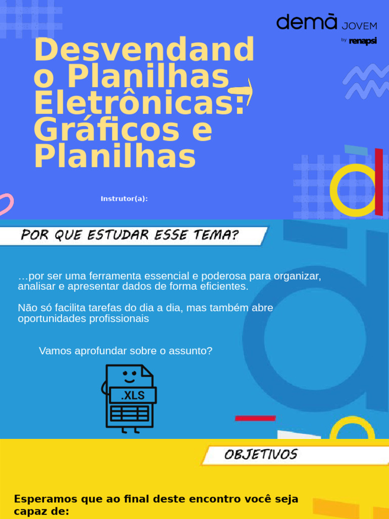 Slide 48 - Desvendando Planilhas Eletronicas Gráficos e Planilhas | PDF ...