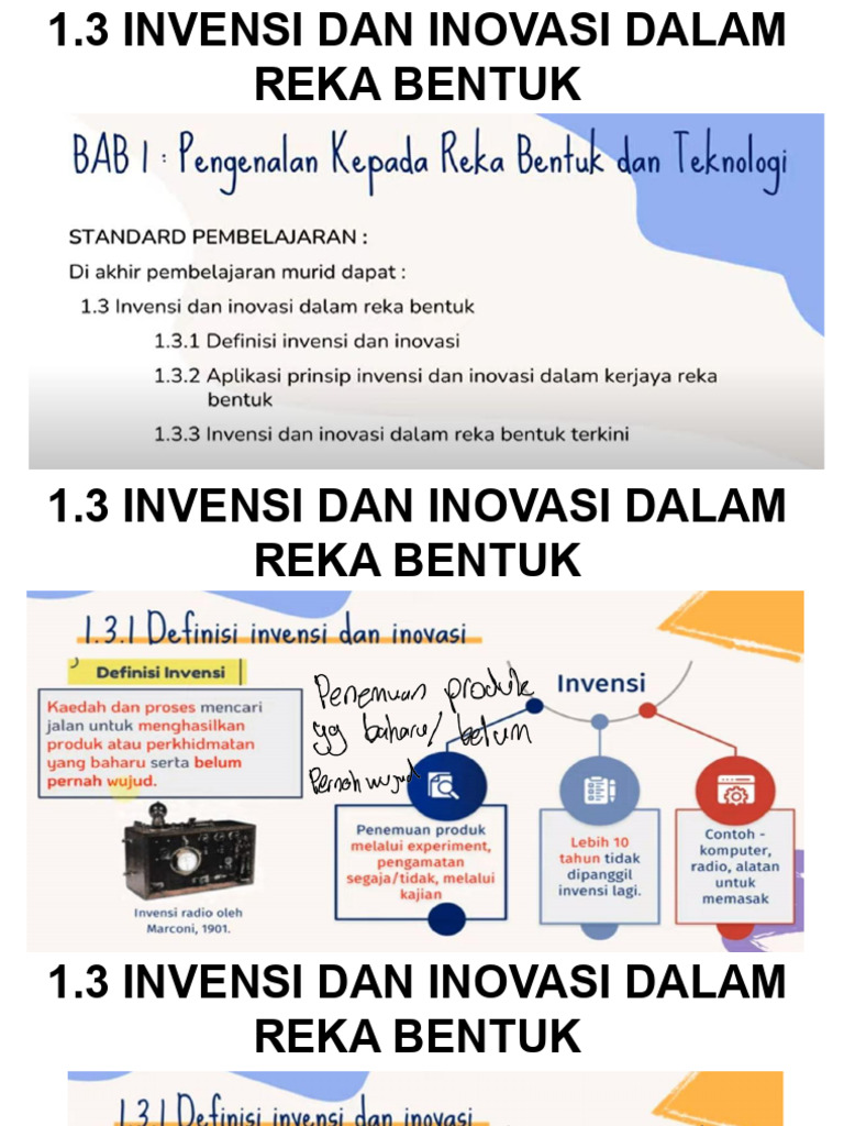 1.3 Invensi Dan Inovasi | PDF