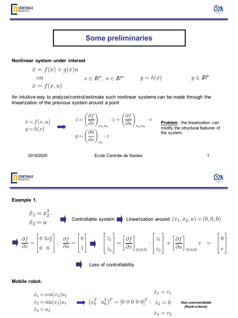 Chap1 Preliminaries NOLCO 1920 | PDF | Differential Form | Function (Mathematics)