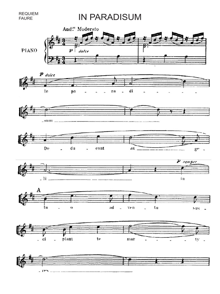 In Paradisum | PDF