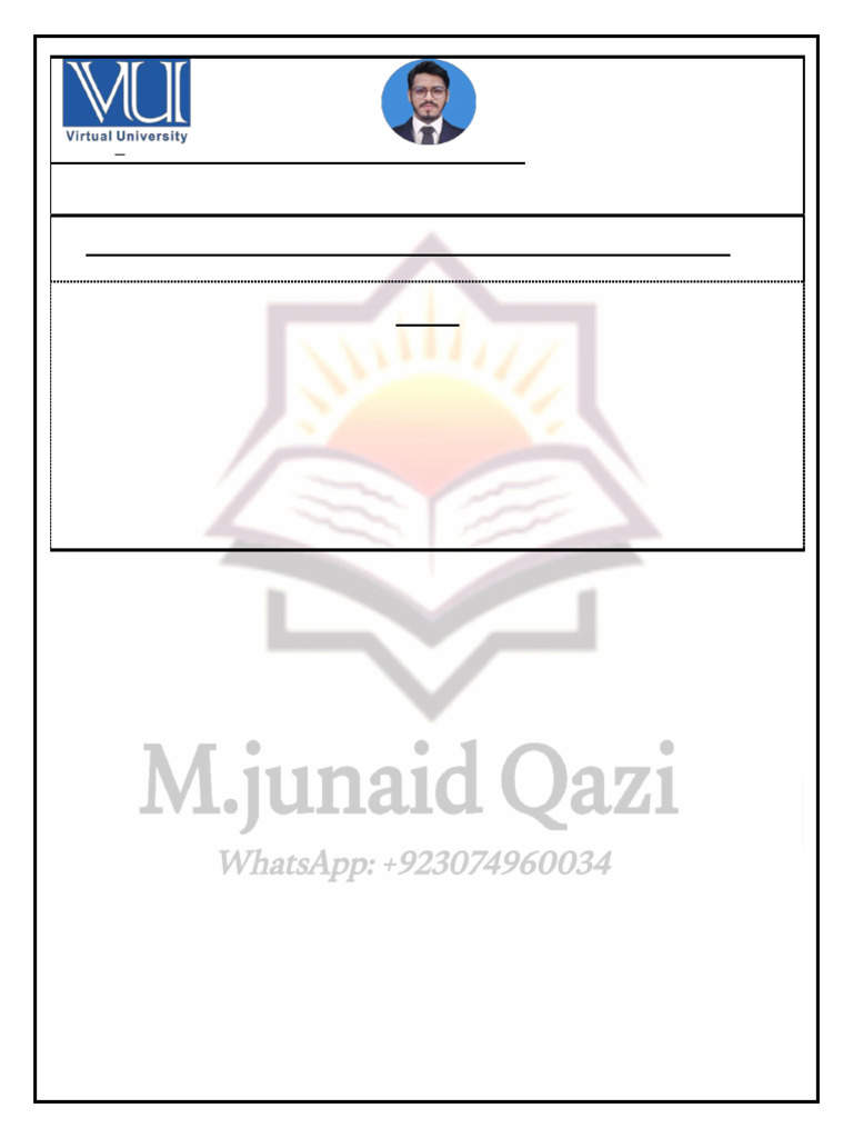 CS401-Assignment 1 100% Coorect Solution Spring 2025 by M.junaid Qazi | PDF | Software ...