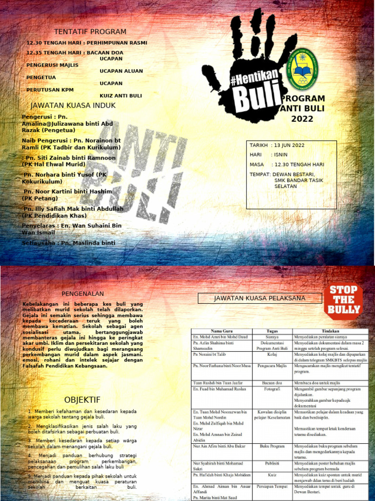 Buku Program Anti Buli | PDF