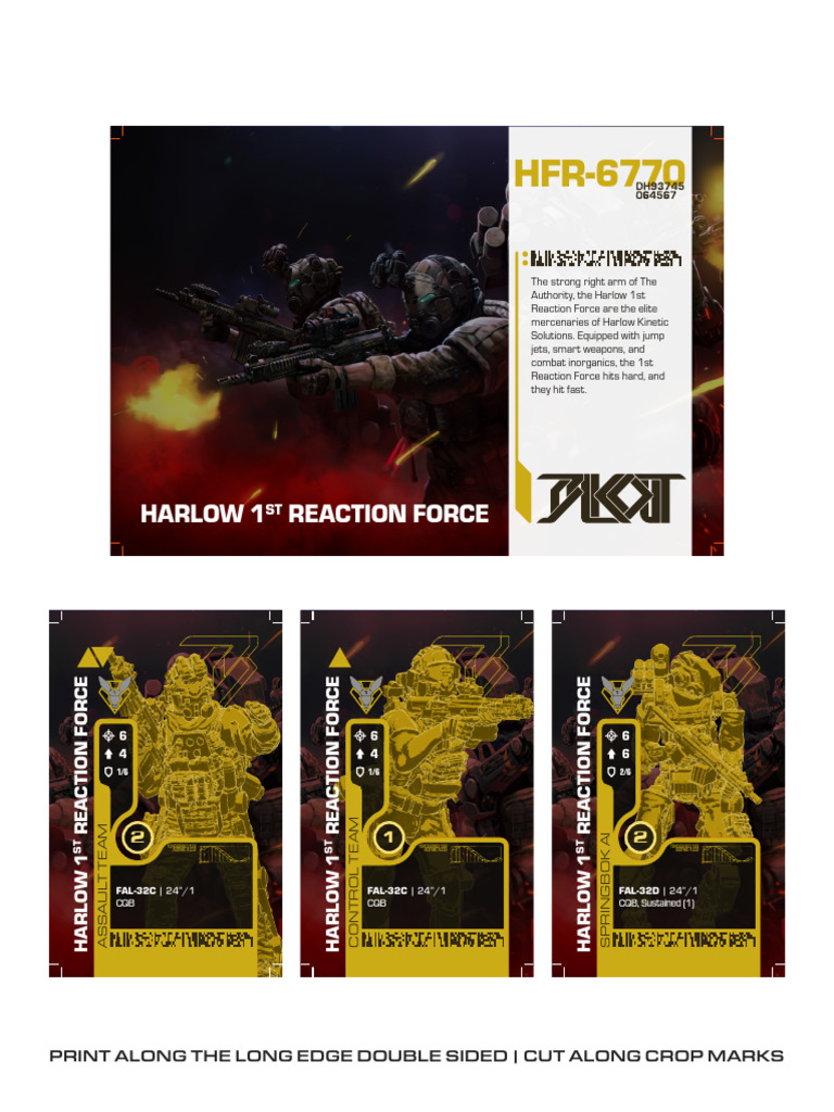 BLKOUT.cards.printable.2ED.booster Update | PDF | Battalion | Ballistics