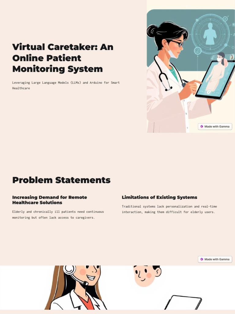 Virtual Caretaker An Online Patient Monitoring System | PDF | Internet ...