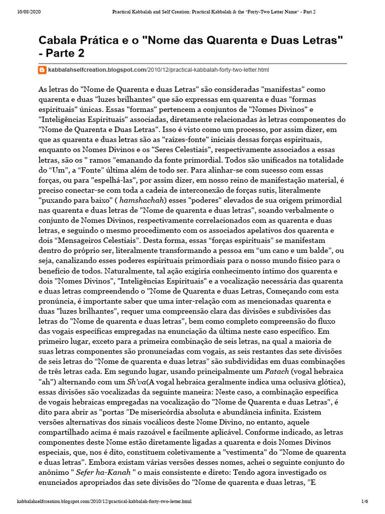 Practical Kabbalah and Self Creation_ Practical Kabbalah & the _Forty ...
