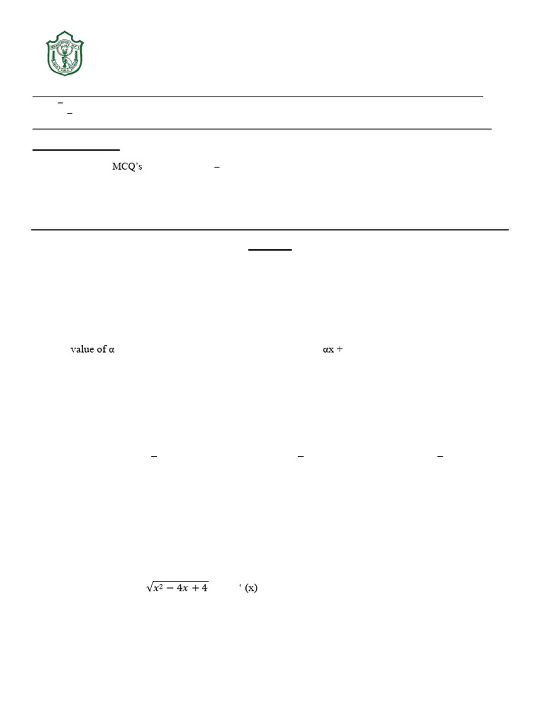 Delhi Public School Navi Mumbai Sample Annual Examination (2024-2025) | PDF | Multiple Choice ...
