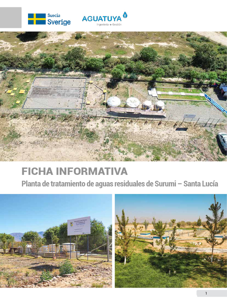 Ficha Ptar Surumi | PDF | Agua | Aguas residuales