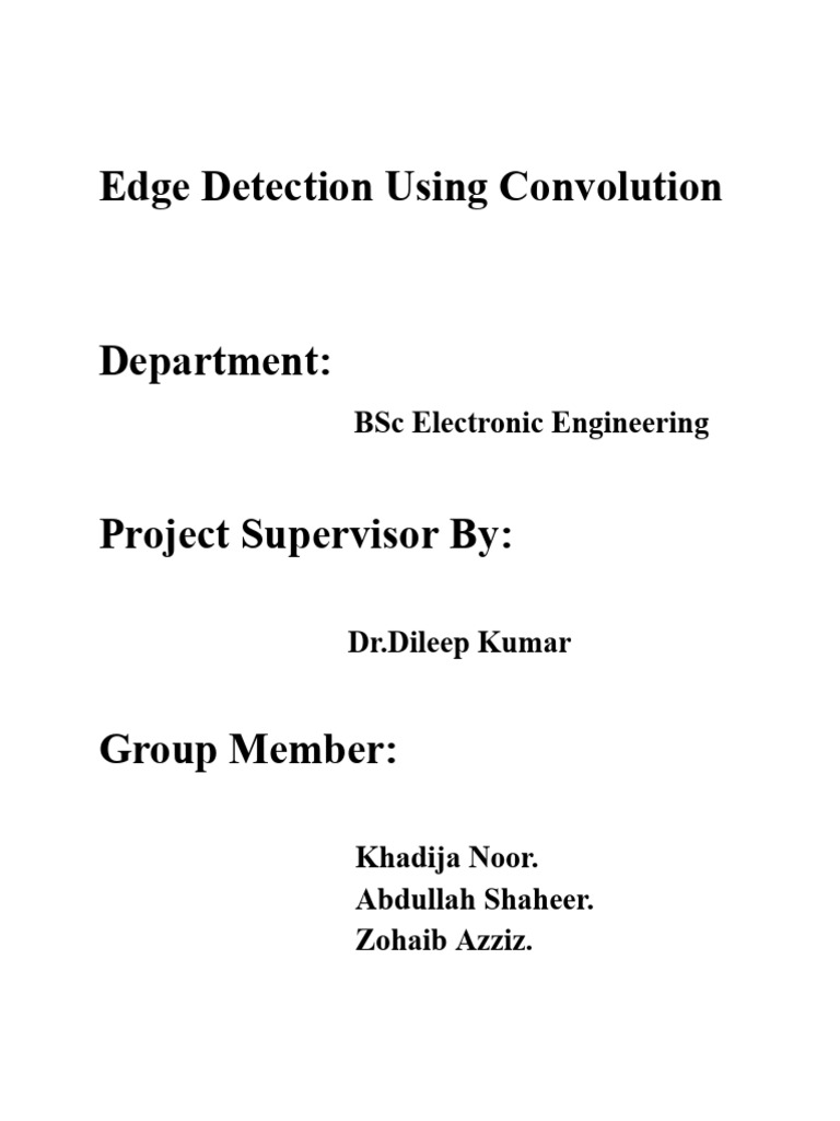 Sobel and Prewitt Operator Research Papper | PDF | Image Processing ...