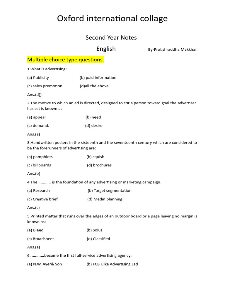 Second Year English Notes | PDF | Phonetics | Consonant