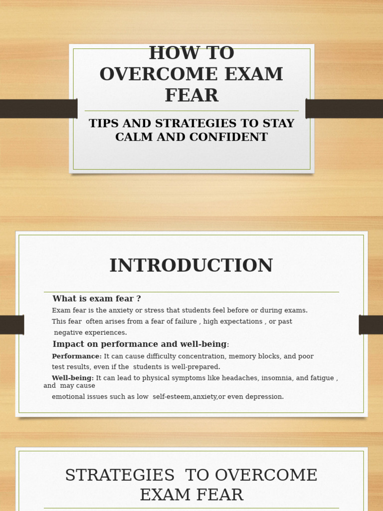 How To Overcome Exam Fear: Tips and Strategies To Stay Calm and ...
