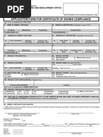 Unified Application Form For Certificate of Occupancy and Fire Safety ...