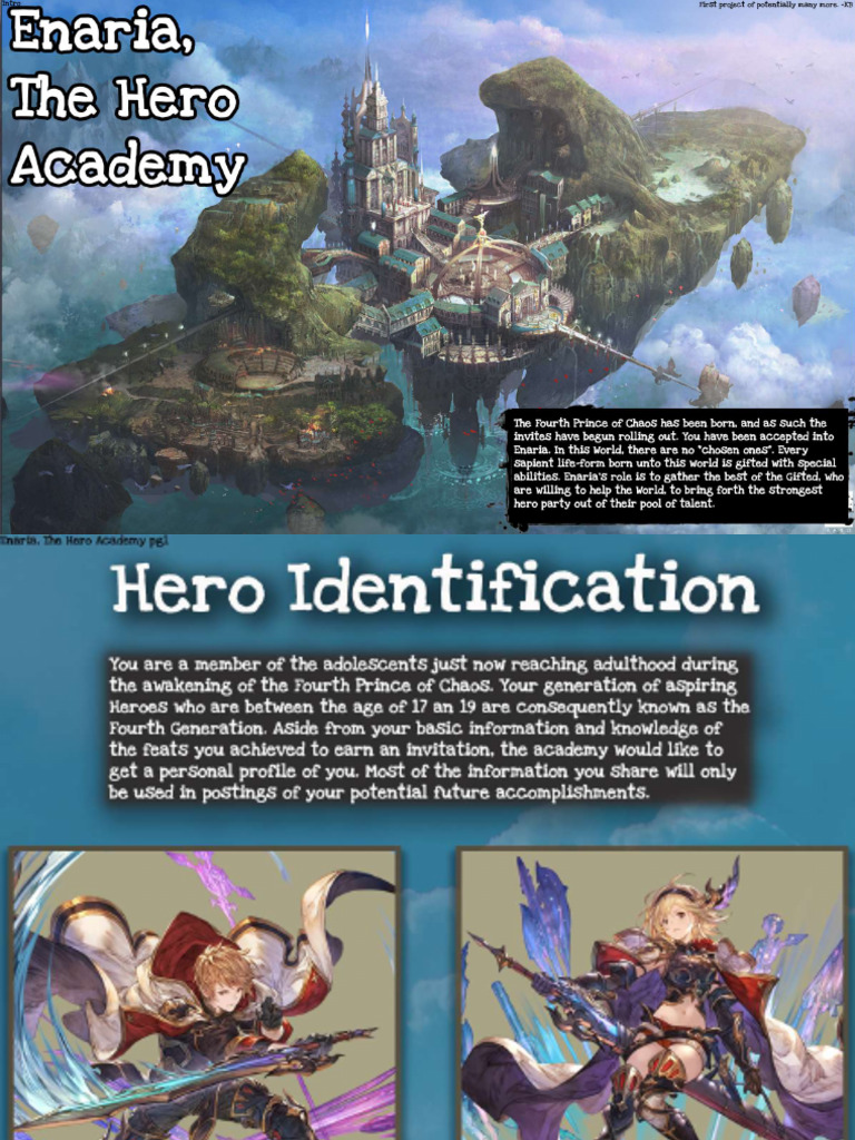Enaria, The Hero Academy | PDF