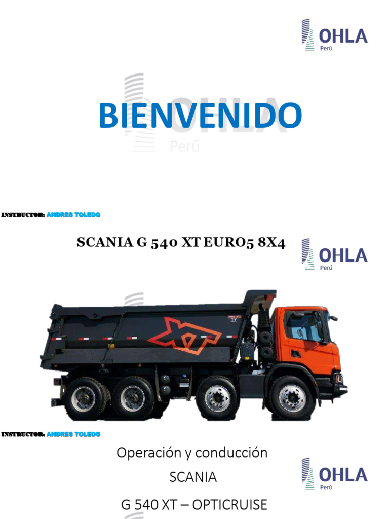 Scania G540 XT Euro 5 8X4R .. | PDF | Inyección de combustible | Neumático